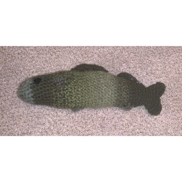 Toys | Handmade Crocheted Walleye Fish | Poshmark